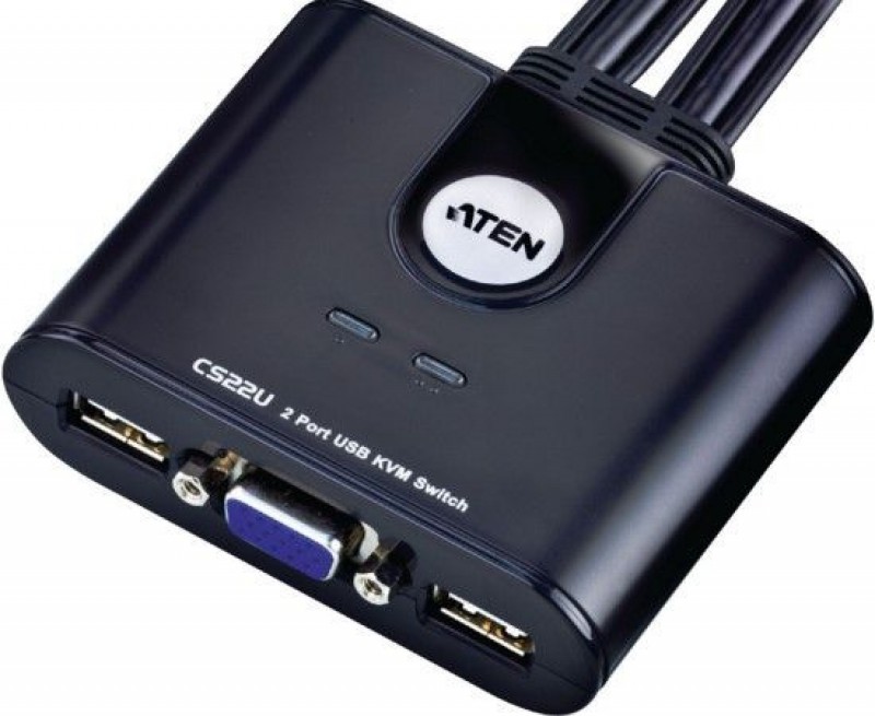 AT-CS22U-AT ATEN 2-port USB KVM switch sa kablovima