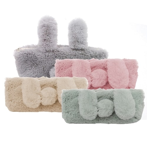 Pernica prazna plišana Fluffy Funny Rabbit 21.5×8.4cm SC2300 NS32500