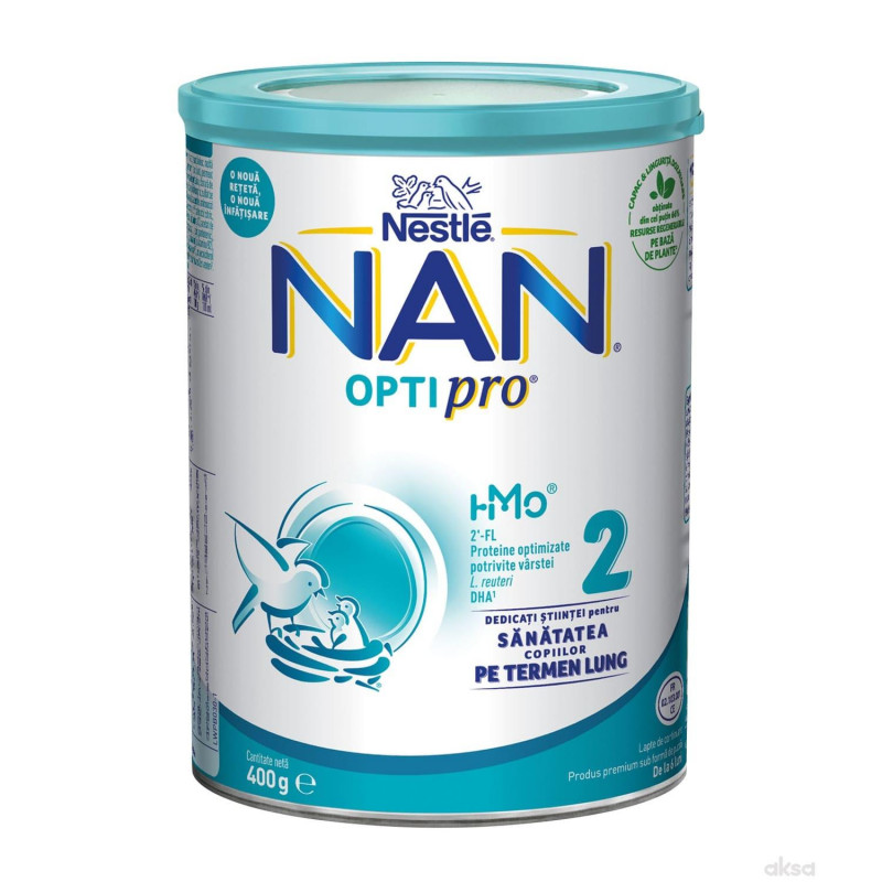 Nan Optipro 2 mleko 6-12m 400g