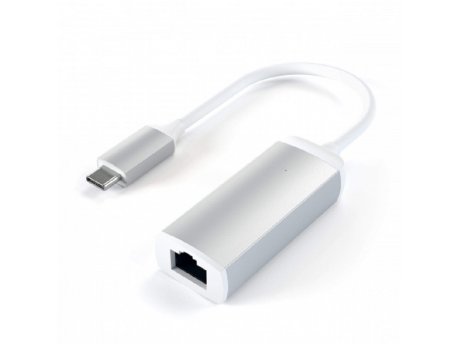 SATECHI Aluminium Type-C to Ethernet Adapter - Silver ( ST-TCENS)