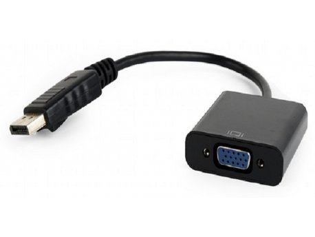 GEMBIRD DisplayPort na VGA adapter, crni, 15cm (AB-DPM-VGAF-02)