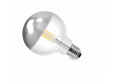 BBLINK LED sijalica Filament Dim G125 8W top silver