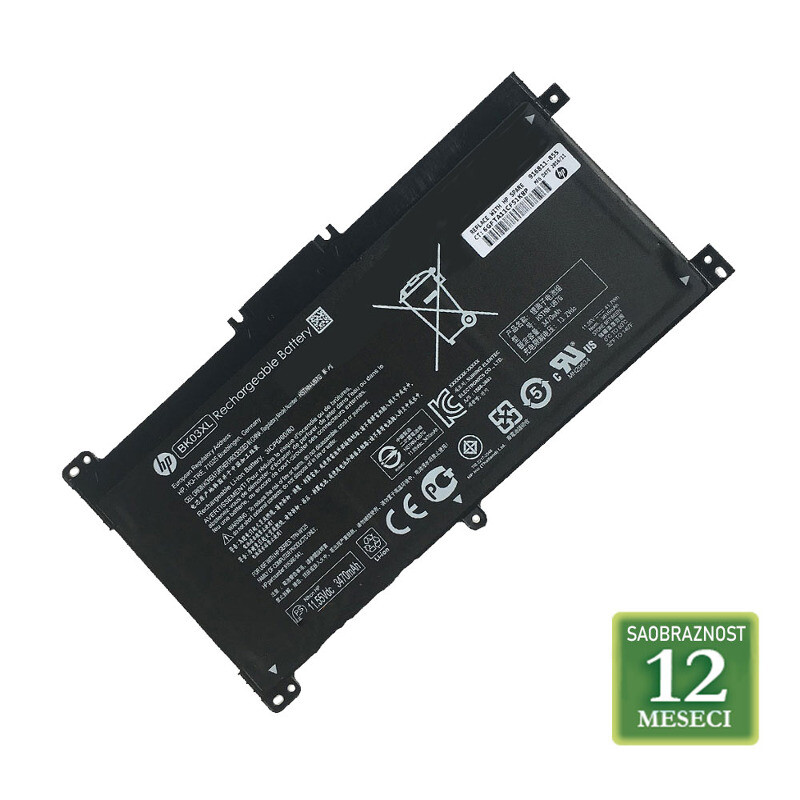 Baterija za laptop HP Pavilion x360 14-BA seriju / BK03XL 11.55V 41.7Wh / 3630mAh