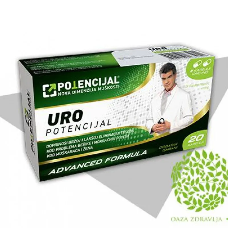 POTENCIJAL URO ADVANCE 20 kapsula