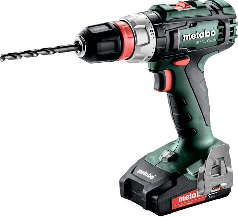 Bušilica akumulatorska BS 18 L Quick 18V 2x2.0Ah Metabo
[602320500]