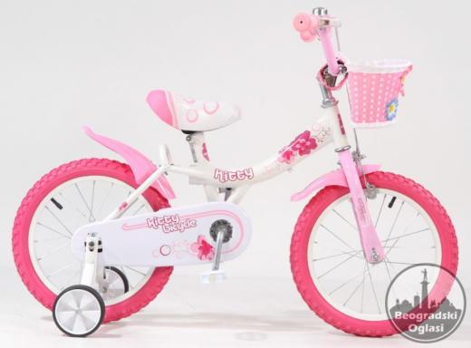 Dečija bicikla KITTY roze-bela 16"