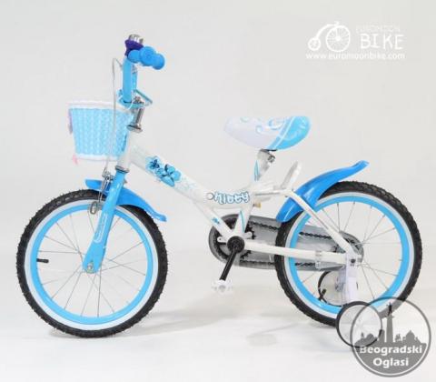 Dečija bicikla KITTY plavo-bela 16"