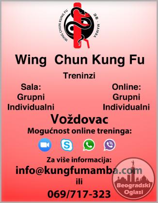 Časovi Kung Fu-a, Wing Chun-a i Samoodbrane