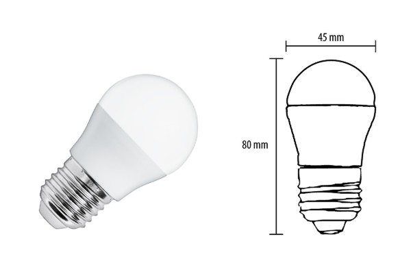 LED G45-WW-E27/5