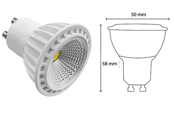 LED SPOT GU10/5