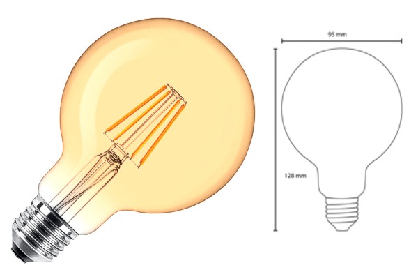 LED WW-E27/6F