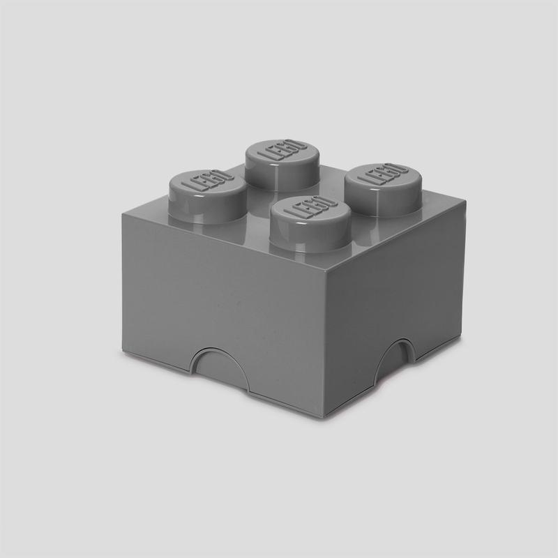 LEGO kutija za odlaganje (4): Tamno siva