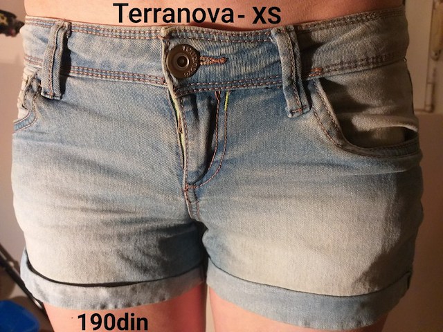 Terranova ženski teksas šorts XS