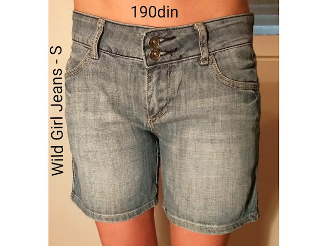 Wild Girl Jeans ženski teksas šorts S