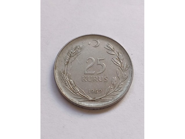25 Kurus 1969.g - Turska -