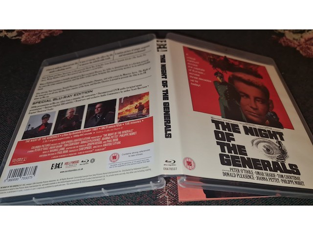 The night of the generals Blu-ray