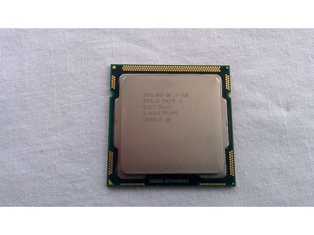 Intel i5-750 Quad Core LGA, Socket 1156