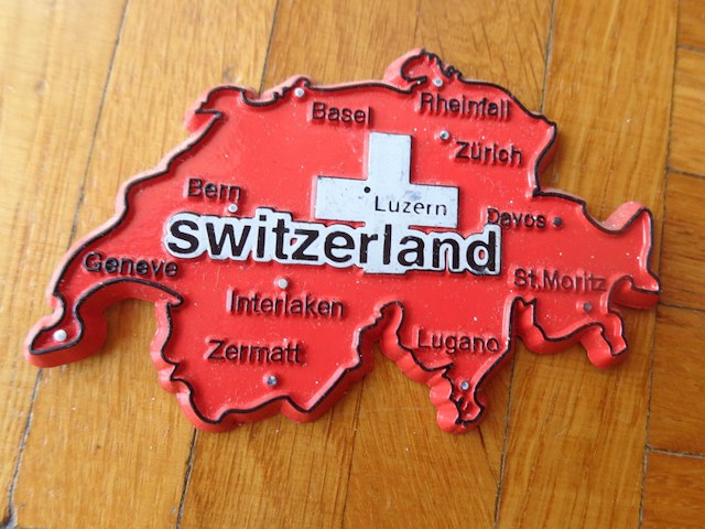 SVAJCARSKA SWITZERLAND, magnet za frizider