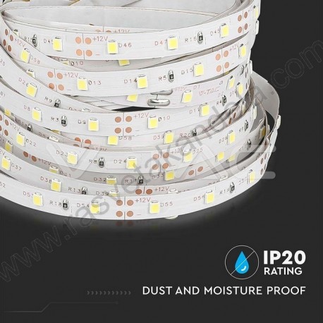 Led traka 5m 2835 60d IP20 3000K V-TAC