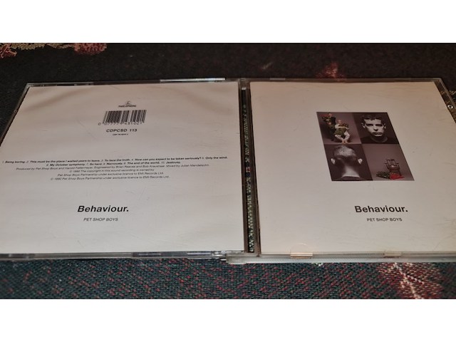 Pet Shop Boys - Behaviour , ORIGINAL