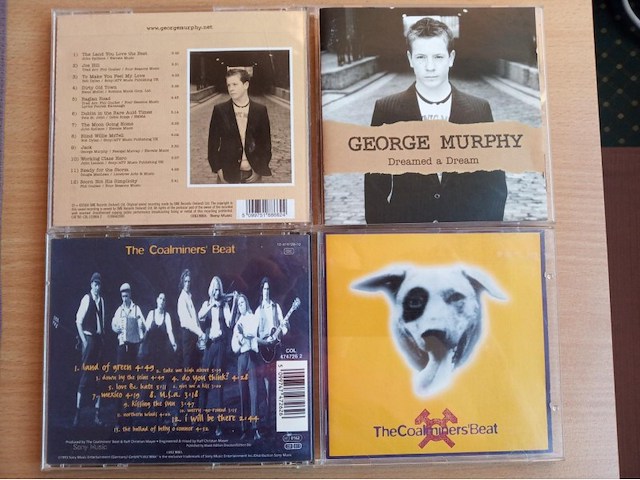 George Murphy+The Coalminers`Beat-2 Irish Rock CDs