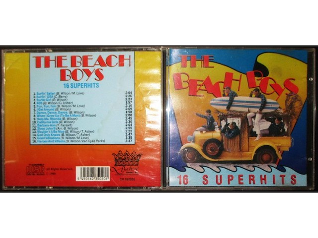 The Beach Boys-16 Superhits Original Europe CD (1988)