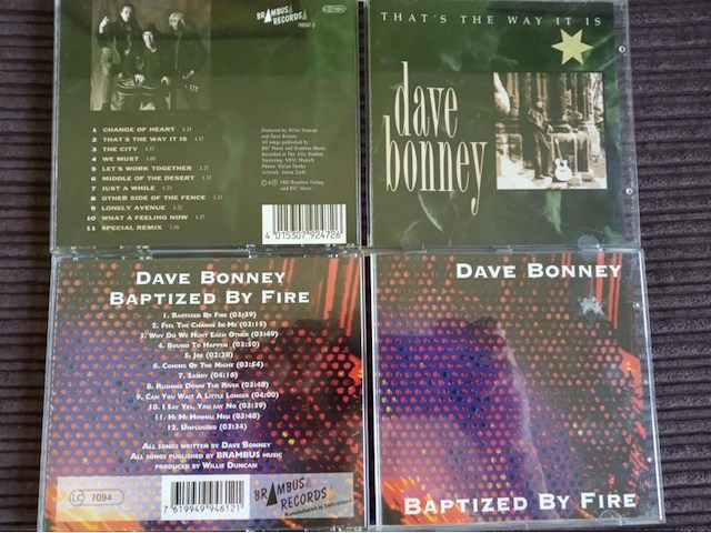 Dave Bonney-That`s The Way it Is+Baptized by Fire