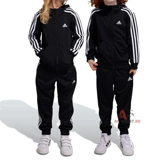 Adidas Trenerke Ess 3 Stripes Shiny TrackSuit 110