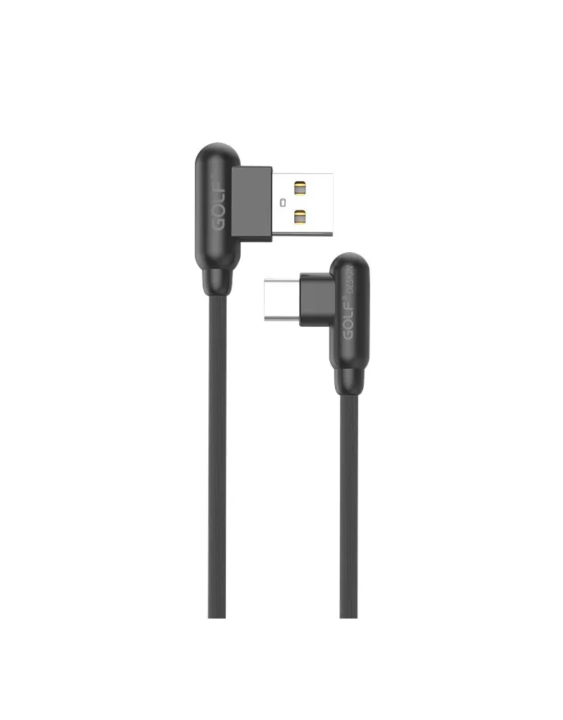 USB kabel A-USB C 90° 1m