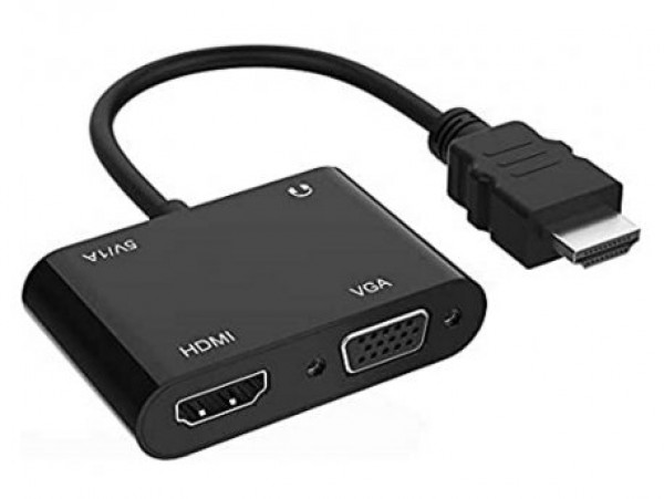 FAST ASIA Adapter-konvertor VGA na HDMI+Micro+Audio