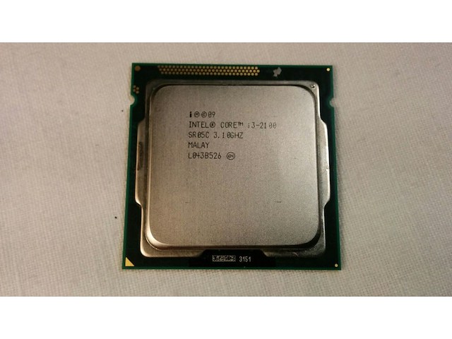 i3-2100, Socket 1155, 3.1GHz, 3MB