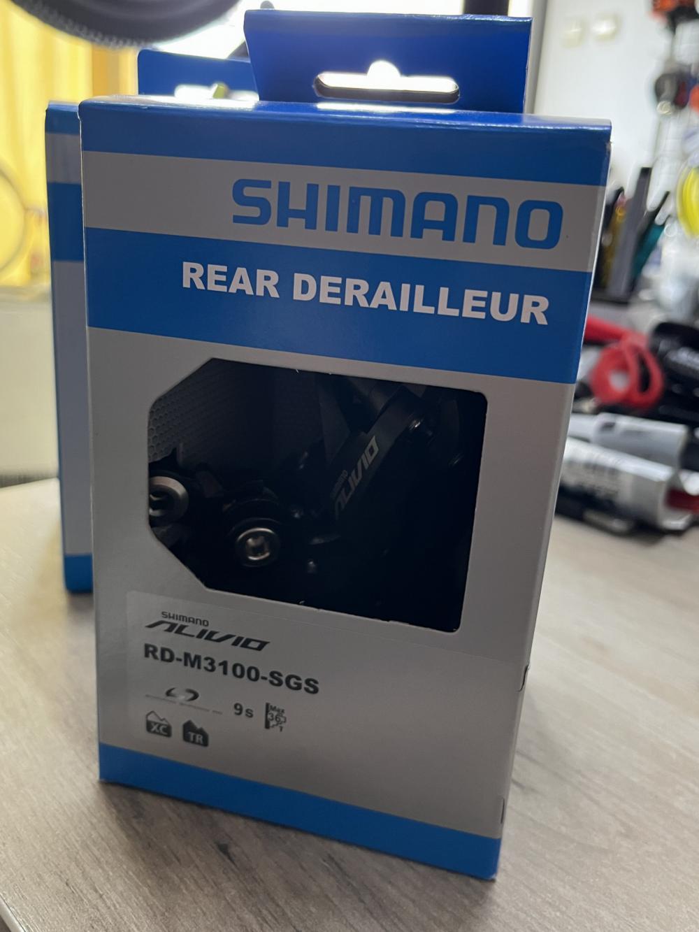 MENJAC ZADNJI shimano rd-m3100 alivio 9 brzina