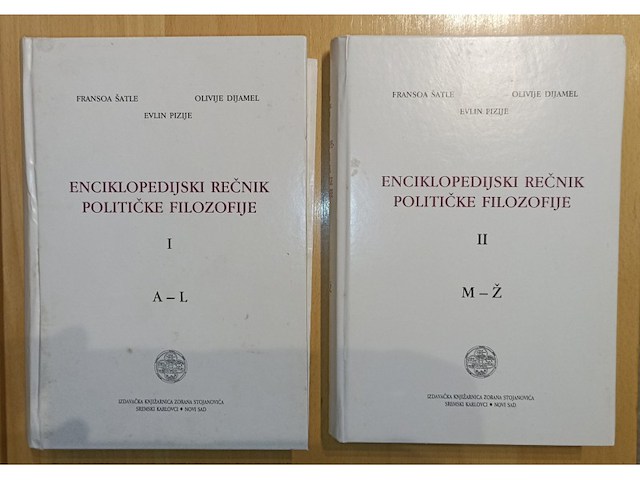 Enciklopedijski rečnik političke filozofije 1-2