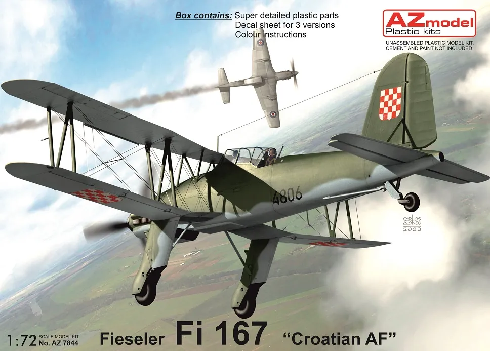 AZ MODEL 1/72 Fieseler Fi 167 „Croatian AF“
