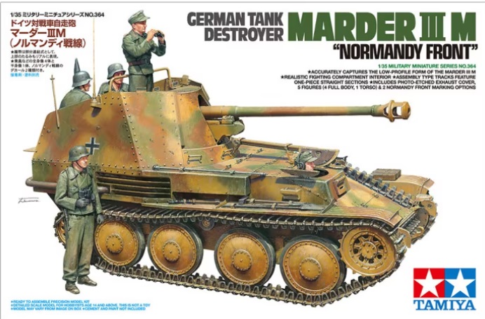 TAMIYA 1/35 German Tank Destroyer Marder III M „Normandy Front“