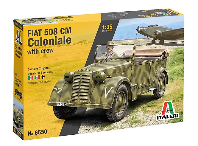 ITALERI 1/35 Fiat 508 CM „Coloniale“ staff car