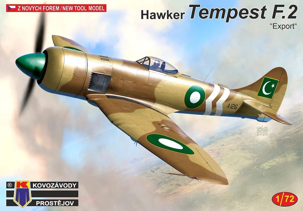 KP MODELS 1/72 Hawker Tempest Mk.II „Export“