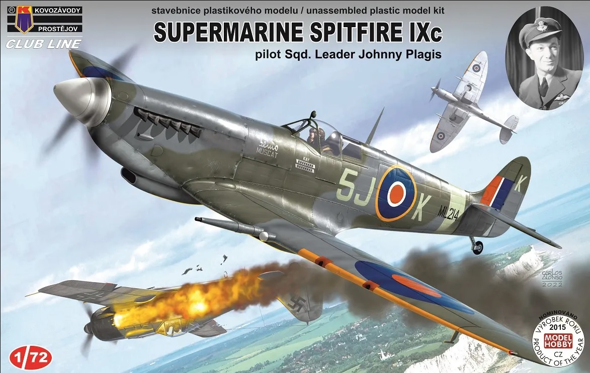 KP MODELS 1/72 Supermarine Spitfire IXc Johnny Plagis (CLUB LINE)