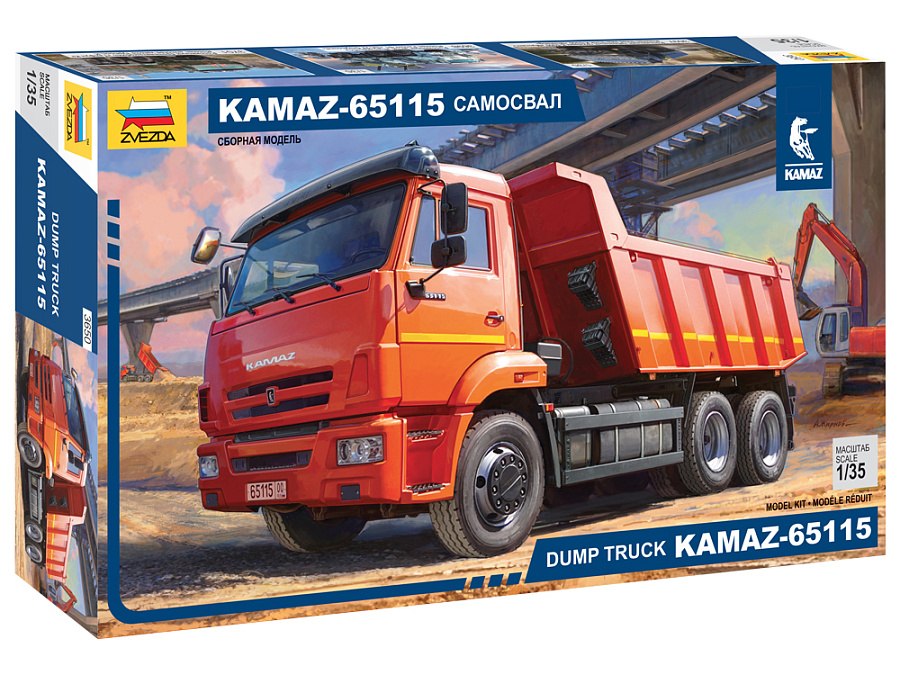 ZVEZDA 1/35 Dump Truck KamAZ 65115