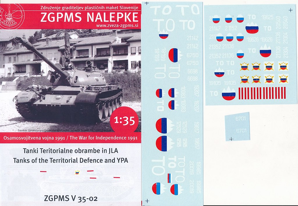 ZGPMS Tanks of the Territorial Defence and YPA (1/35)