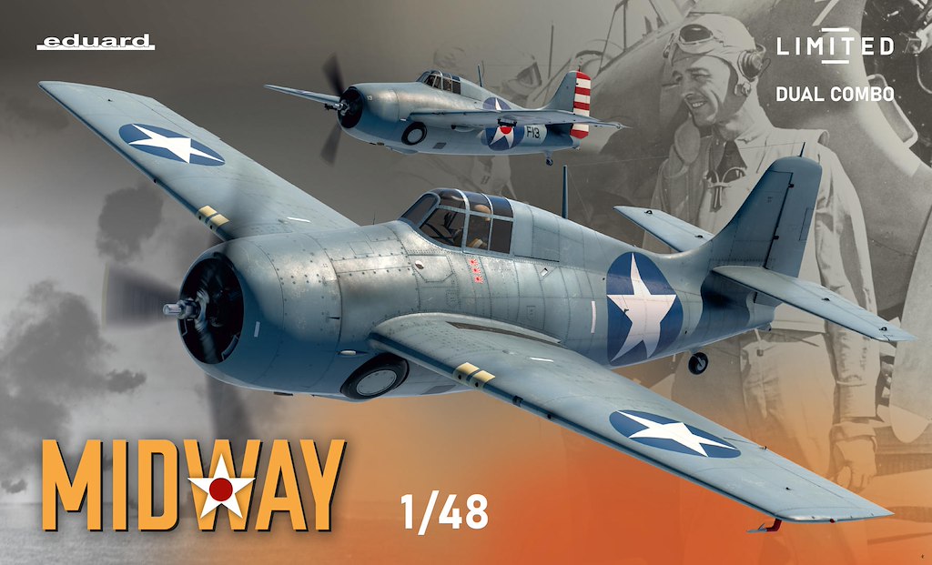 EDUARD 1/48 Midway (F4F-3, F4F-4) (Dual Combo Limited Edition)