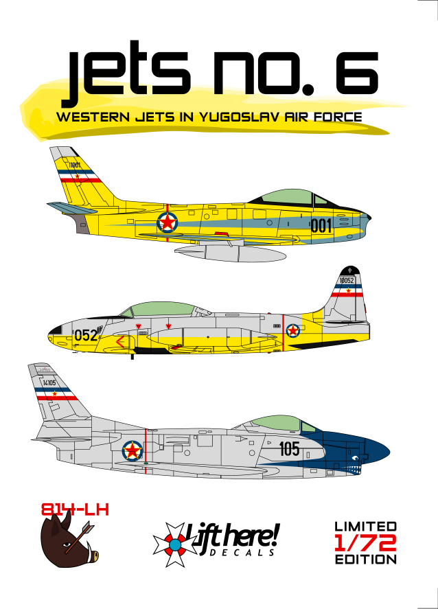 LIFT HERE! Jets No. 6, Western Jets in Yugoslav Air Force in 1/72