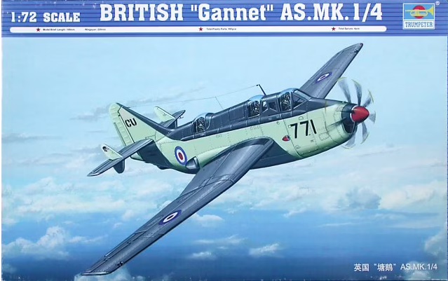 TRUMPETER 1/72 British „Gannet“ AS.MK.1/4