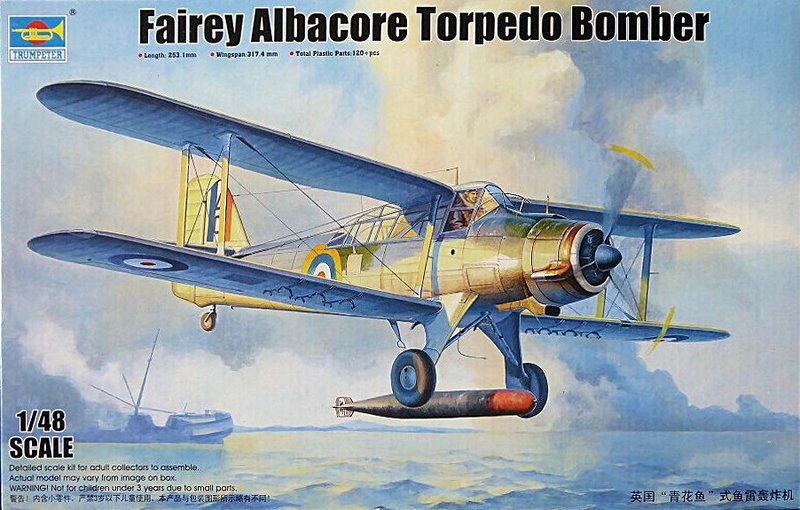 TRUMPETER 1/48 Fairey Albacore Mk I