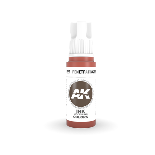 AK 3rd Gen Acrylics – Penetrating Red INK