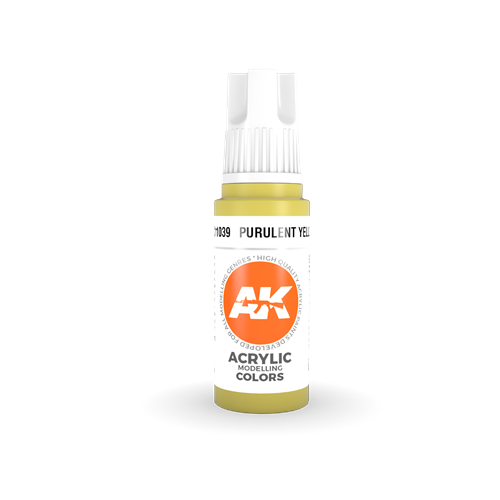 AK 3rd Gen Acrylics – Purulent Yellow