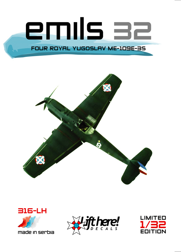 LIFT HERE! Emils 32, Four Royal Yugoslav Me-109E-3s