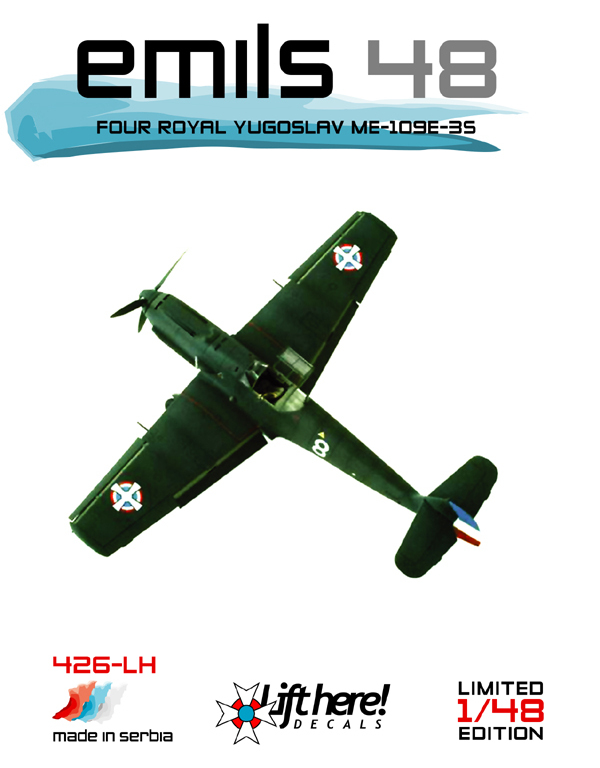 LIFT HERE! “Emils 48”, Four Royal Yugoslav Me-109E-3s