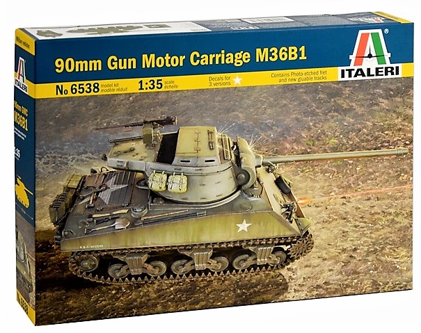 ITALERI 90mm Gun Motor Carriage M36B1