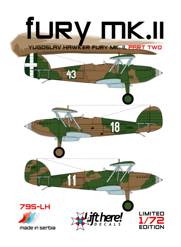 LIFT HERE! “Fury Mk.II”, Yugoslav Hawker Fury Mk.II, Part Two